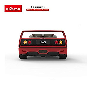 Radio Remote Control 1/24 Scale Ferrari F40 Licensed RC Model Car (Red)