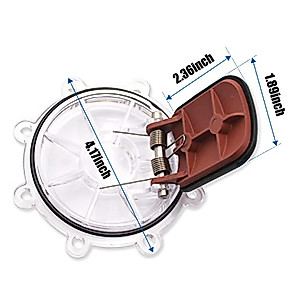 7056 Check Valve Cover with Flapper Assembly Replacement for Zodiac Jandy Spring Check Valve Models 7235, 7305, 7511, 7512, Durable Rubber Flange Seal, Rust Resistant Stainless Steel Hinges
