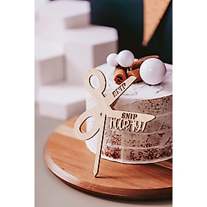 Funny Vasectomy Wooden Cake Topper, Snip Snip Hooray Cake Topper Vasectomy Party For Him