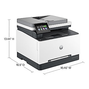 HP Color Laserjet Pro MFP 3301fdw Wireless All-in-One Color Laser Printer, Office Printer, Scanner, Copier, Fax, ADF, Duplex, Best-for-Office (499Q5F)