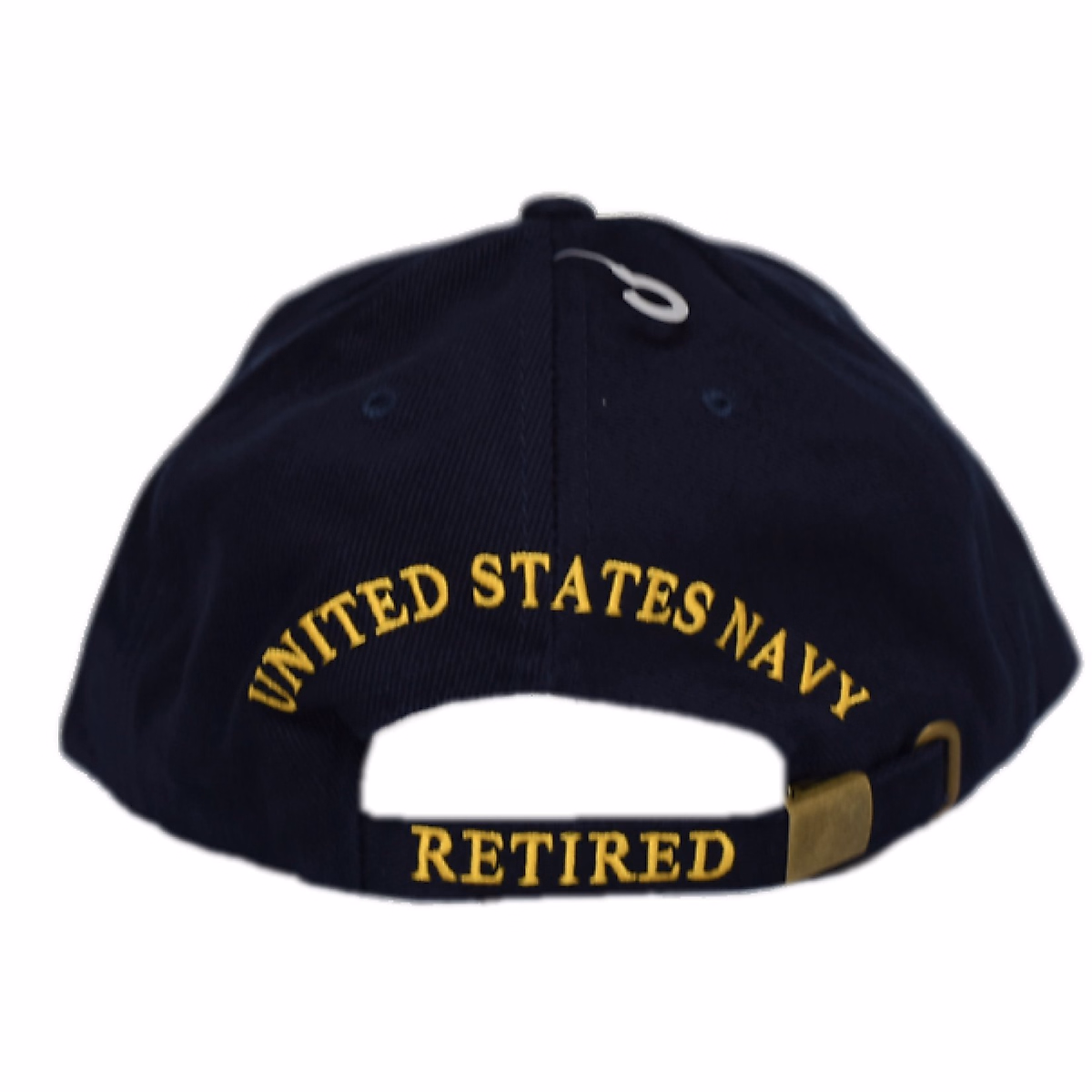 MWS U.S Navy Retired Proudly Served Navy Blue Embroidered Cap Hat