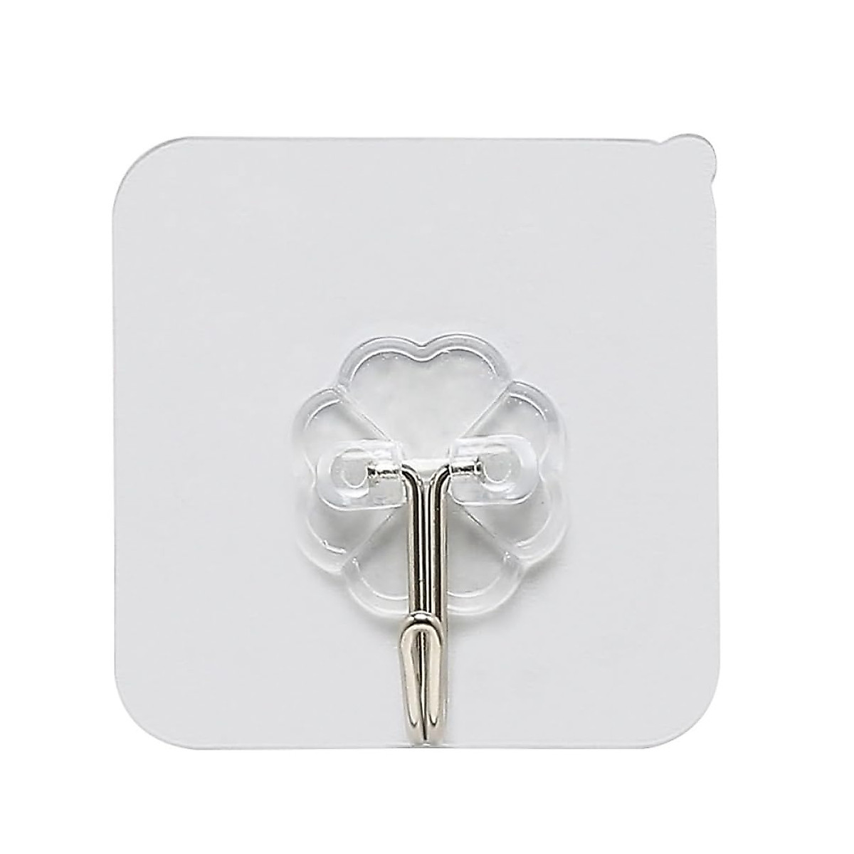 ABOOFAN 20 Pcs Nail- Hook Ceiling Hook White Round Stool House Shaped Floating Shelves Invisible Hook Clear Adhesive Hooks Metal Camera Sticker Fix It Toddler Toy Wall Hook Water Proof