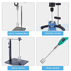 YUCHENGTECH Anchor Paddle Stirring Rod Stainless Steel Stirrer Stirring Paddle Electric Overhead Stirring Rod Stainless Steel Stirrer (L 300mm Paddle Width 60mm)