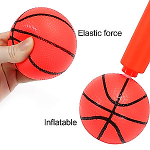SEISSO Bathtub Bath Toys, Basketball Hoop & 3 Balls Playset for Boys Girls, Suctions Cups Basketball Hoops Toy for Kids & Toddlers, Shooting Game