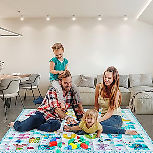 Baby Play Mat,Baby Floor Play Mats 50 x 50 Babies Playmat Compatible with TODALE Suposeu LIAMST Ajulkrio Baby Playpen Non-Slip Indoor Outdoor Infant Play Mat Foldable Toddlers Crawling Floor Mat