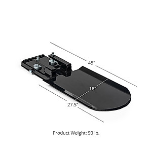 Titan Attachments Clamp-On Quick Spade Combo 45" x 18" Dig Footings, Trenches, and Stump Removal