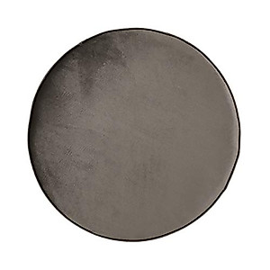 Christopher Knight Home Croton Ottoman, Gray, Shiny Brass