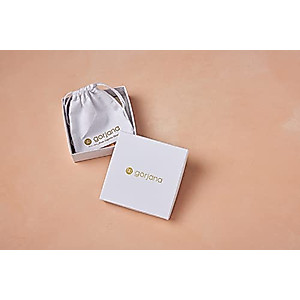 gorjana Women's Parker Heart Necklace, 18K Gold Plated, Cable Chain, Interlocking Double Open Hearts, Infinity Charm