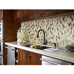 Pfister Wheaton Kitchen Faucet with Pull Down Sprayer and Soap Dispenser, Single Handle, High Arc, Tuscan Bronze Finish, GT529WH1Y, Large