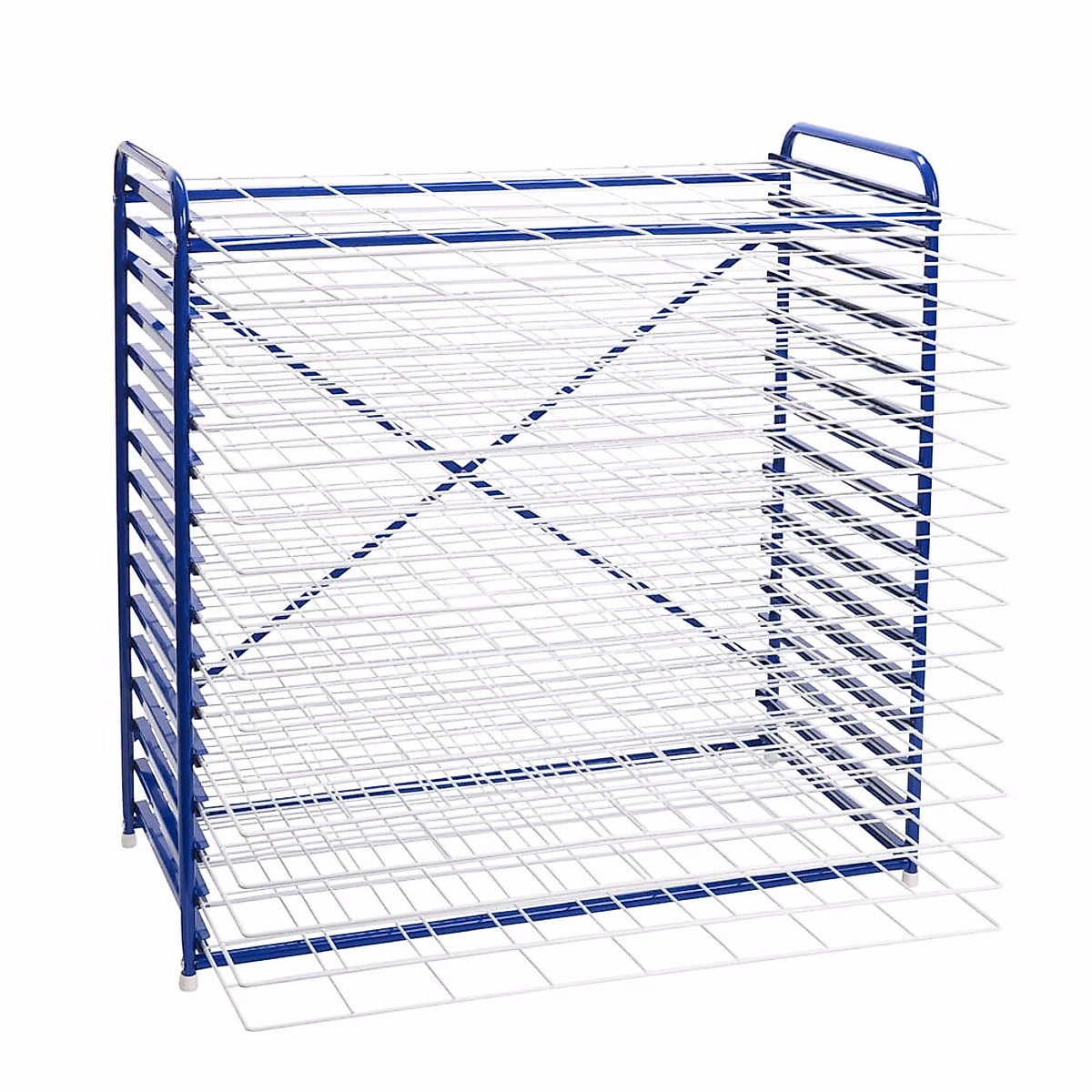 Colorations Art Drying Rack, Classroom Art Supplies, Tabletop or Wall Mount, School Art Drying Racks, Painting Stand, Studios, Homes, or Classrooms, Metal Shelves to Dry Paintings, 26" x 18" x 26"