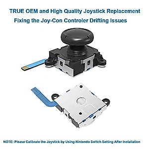 Veanic Replacement Joystick Analog Thumb Stick Repair Kit for Nintendo Switch/Switch OLED Model/Switch Lite Joy-Con Controller - Include Y1.5, Cross Screwdriver, Pry Tools + 2 Thumbstick Caps