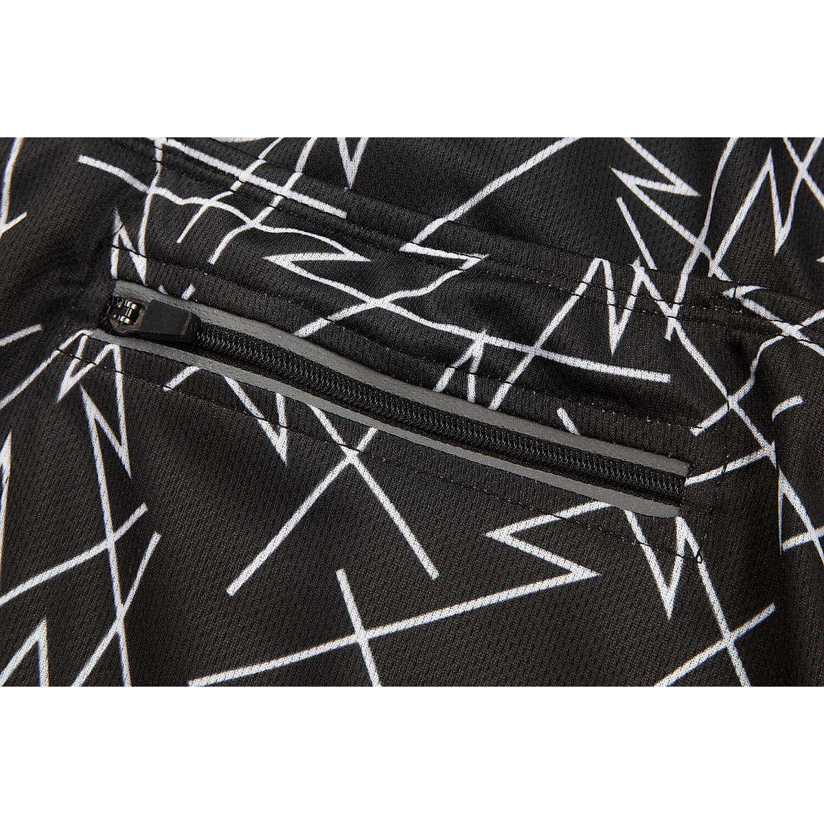 Coconut Ropamo CR Mens Cycling Jersey Short Sleeve Road Bike Shirt with 3+1 Zipper Pockets Breathable Quick Dry (XL，Black)