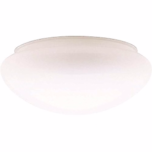 Westinghouse 8375700 White Glass Mushroom Shade 8"