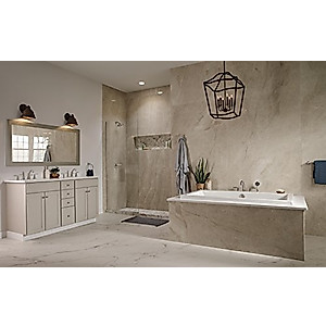 Delta Faucet T4732-SS Woodhurst Roman Tub with Handshower Trim, Stainless (Valve sold separately)