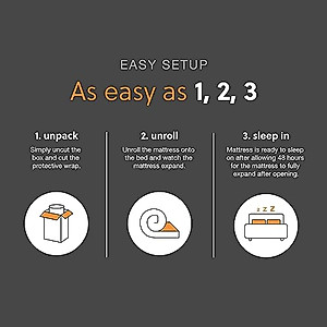 Signature Design by Ashley Full Size Chime 8 Inch Medium Firm Gel Memory Foam Mattress with Green Tea & Charcoal Extract