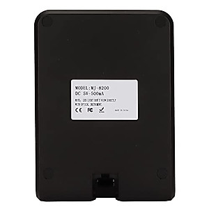 MJ 8200 QR Code Scanner, Omnidirectional Desktop Automatic 1d Barcode Reader with Large Scanning Window, for Pdf417 on Id Cards, Driver's Licenses, Passports, for Supermarkets Libraries Retail Stores