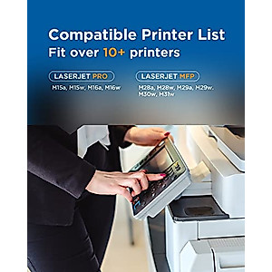 Timink 48A CF248A 2-Pack High Yield Toner Cartridge | Works with HP Laserjet Pro M15a M15w M16a / HP Laserjet Pro MFP M28a M28w M29a M29w Laser Printer