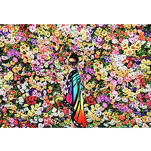 GENIEING Butterfly Costume for Girls, Kids Butterfly Wings for Girls Costume Butterfly Halloween Costumes for Girls