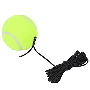 Fabater with 4M Rubber Rope Tennis Ball Single Practice, Sturdy Tennis Training Ball, for Beginners Indoor and Outdoor