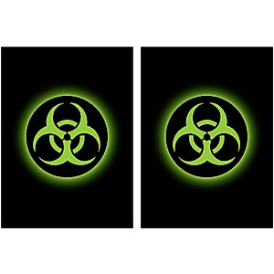 100 Legion Supplies Absolute Iconic Green Biohazard Deck Protector Sleeves