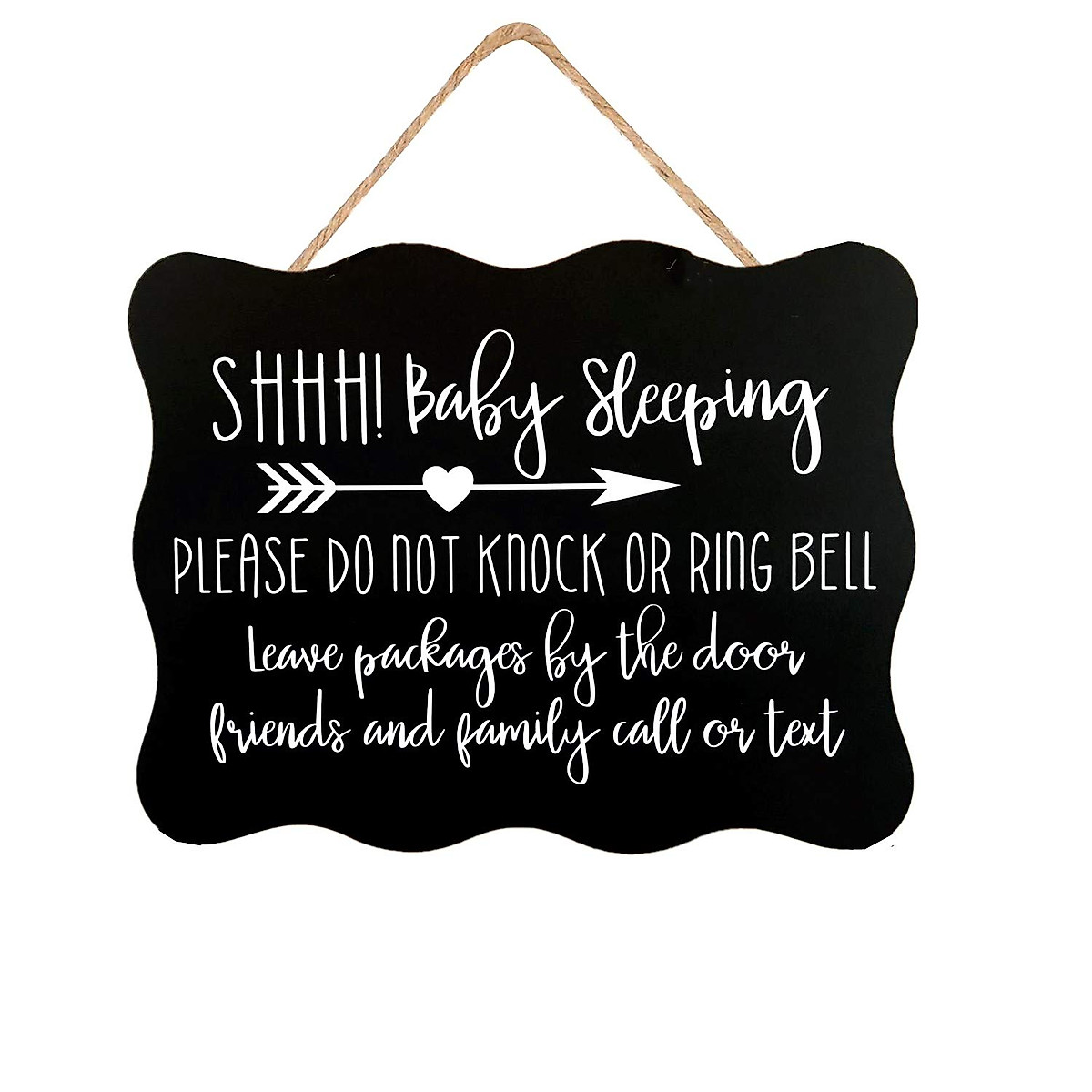 Shhh! Sleeping Baby Sign-Baby Sleeping Sign-Sleeping Baby Sign-No Soliciting Sign