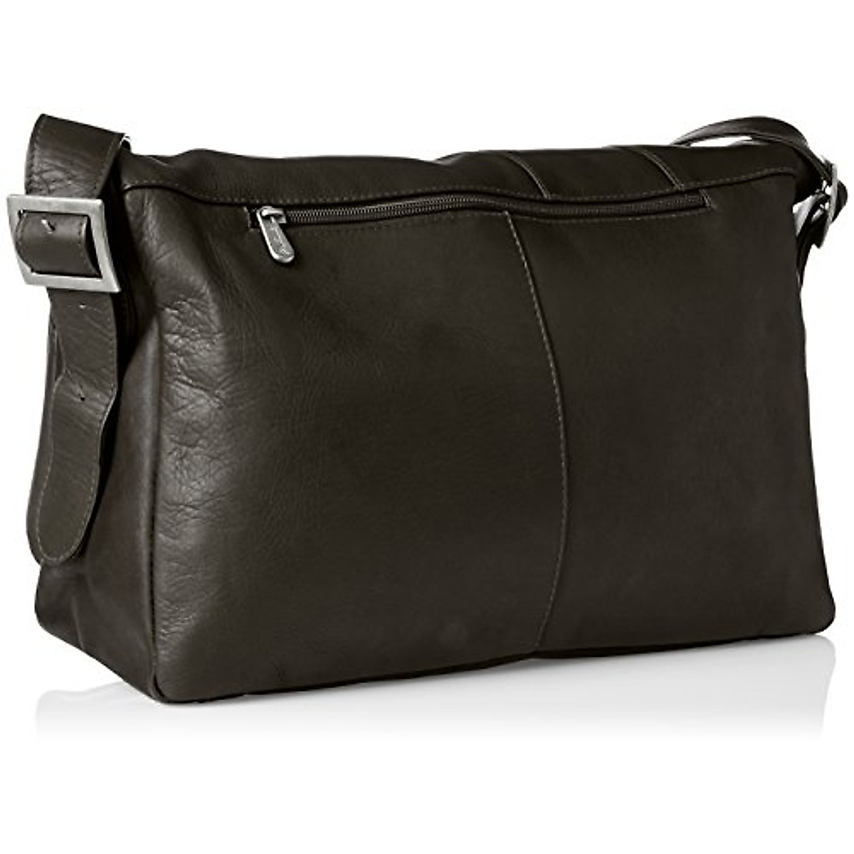 Piel Leather Cross Body Tote, Black, One Size