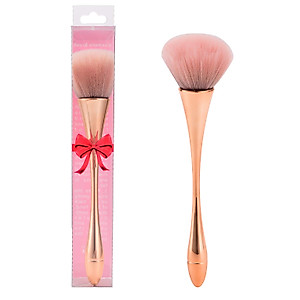 Super Large Mineral Powder Brush, Bronzer Kabuki Makeup Brush, Soft Fluffy Foundation Brush, Professional Powder Brush and Blush Brush for Daily Makeup (Grade color)