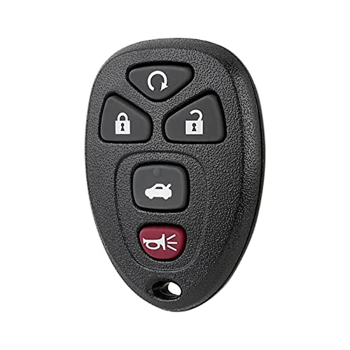 Keyless Remote Start Car Key Fob with Ignition Key fits Chevy Impala 2006 2007 2008 2009 2010 2011 2012 2013 Cadillac DTS Buick Lucerne Chevrolet Monte Carlo OUC60270, OUC60221 (Pack of 2)
