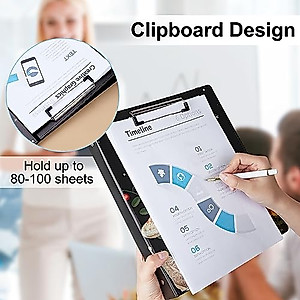 3 Ring Binder 1 Inch, Colorful 3 Ring Binder with Clipboard PU Leather Binder Dividers with Tabs 1 Inch Binders 3 Ring with 8 Tab Dividers and 2 Sheet Stickers Aesthetic School Supplies