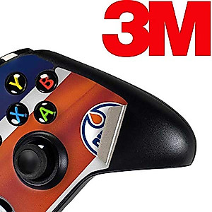 Skinit Decal Gaming Skin Compatible with Xbox One Controller - Officially Licensed NHL Edmonton Oilers Jersey Design