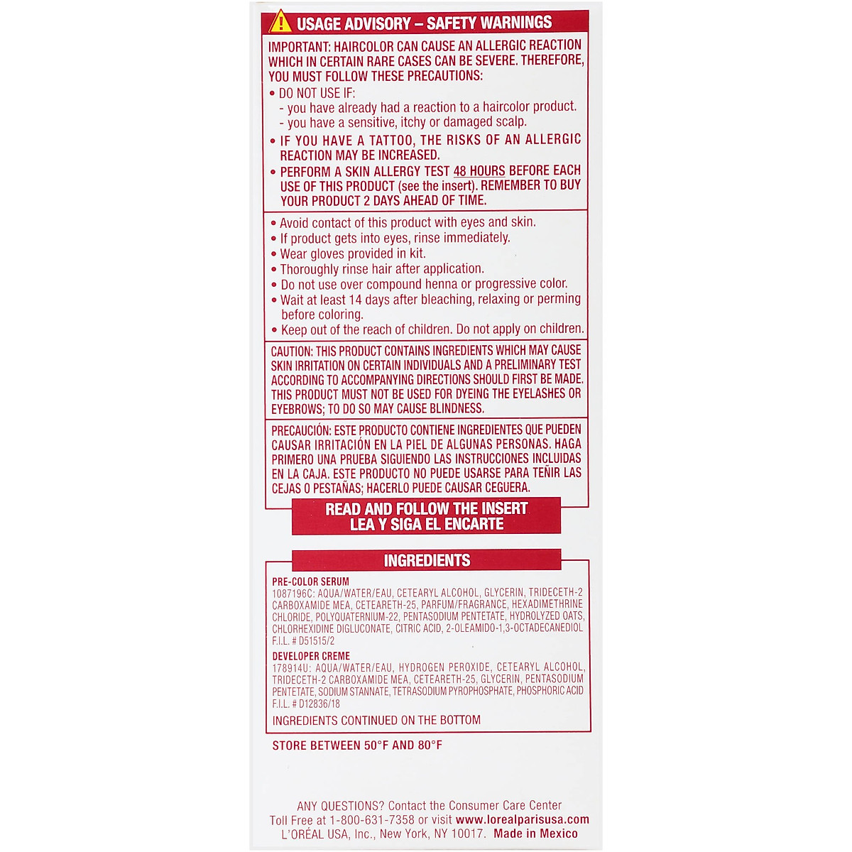 L'Oreal Excellence #7G Dark Gold Blonde Hair Color, 1 ct