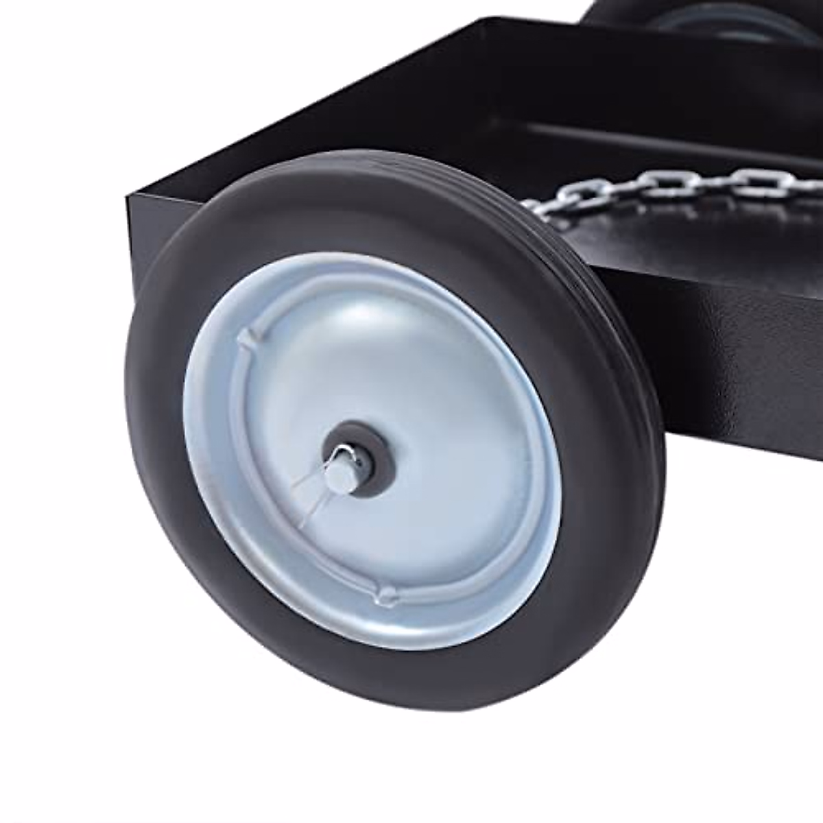 XUANIIIL Rolling Welding Cart with 4 Drawers Cabinet, Professional Welder Trolley with Wheels and Tank Storage, for TIG MIG Welder and Plasma Cutter, Heavy Duty Load Capacity 80kg Black