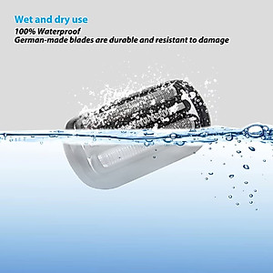 53B Replacement Electric Shaver Replacement Head for Br-aun Series 5/6 Br-aun Shaver 53B 50-R1000S/50-B1300S 6075Cc 6020S (Black)