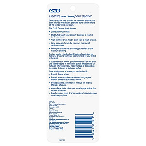 Oral-B Denture Brush Dual Head - each, Pack of 2