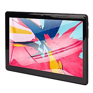 10.1 Inch Tablet, 100-240V Front 8MP Rear 16MP Black 6GB 128GB Tablet PC for Android 10.0 for Photography (US Plug)