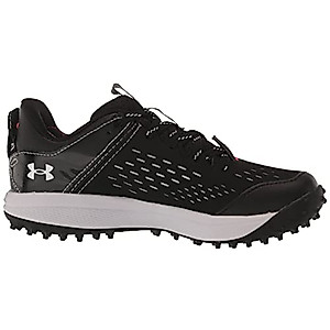 Under Armour Boys' Yard Turf Jr., (001) Black/Black/White, 6, US