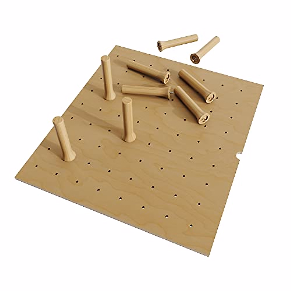 Dowell 30" x 21" Drawer Organizer Wood Peg Board - 12Pegs