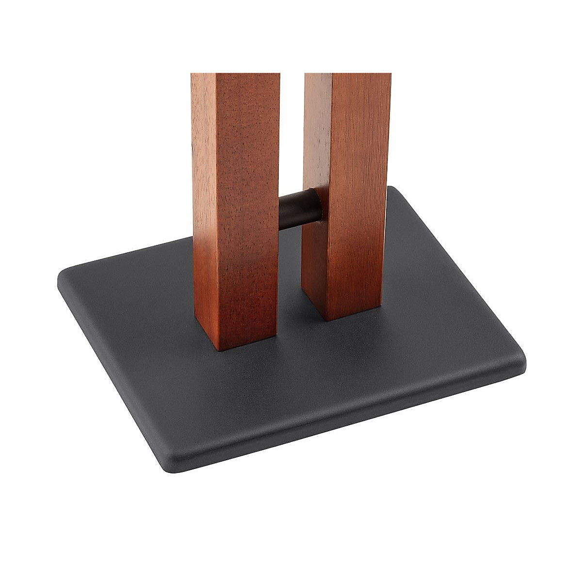Monolith Speaker Stands (Each) 50 Lbs Capacity, Adjustable Spikes, Sturdy Construction, Ideal for Home Theater Speakers, Adjustable Spikes, 28 Inch, Cherry Wood Finish