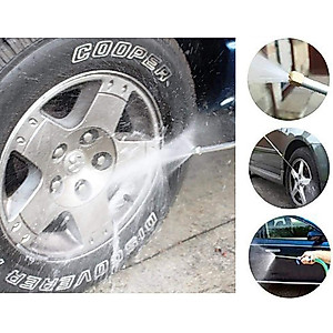 High Pressure Power Washer Wand - New Upgrade Magic Water Hose Nozzle, Garden Hose Sprayer for Car Wash and Window Washing, 2 Nozzle, Piston