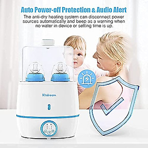 Baby Bottle - Baby Bottle Warmer: Double Bottle Warmer Fast Milk Warmer for Breastmilk feeding or Formula with Timer LCD Display Accurate Temperature Control Defrost & Keep Baby Food Heating BPA-Free