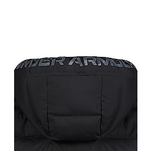 Under Armour Boys' Pronto Puffer Jacket, Mid-Weight, Zip Up Closure, Repels Water, Black Colorblock