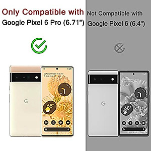 Ferilinso Designed for Google Pixel 6 Pro 5G Case, [NOT for Pixel 6] Shockproof Protective Phone Case Slim Cover, Military Grade Protection, 10X Anti-Yellowing, Clear