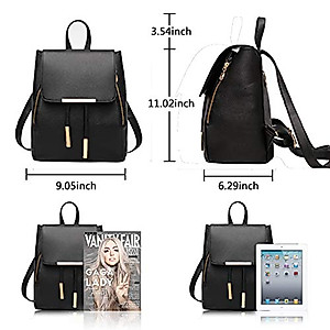 Women Mini Backpack Purse Cute Leather Shoulder Bag for Girls Travel Daypacks
