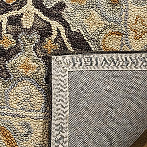 SAFAVIEH Aspen Collection Accent Rug - 3' x 5', Beige & Brown, Handmade Boho Wool, Ideal for High Traffic Areas in Entryway, Living Room, Bedroom (APN304A)