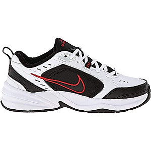 Nike Men's Air Monarch IV Cross Trainer, White/Black, 9.5 Regular US