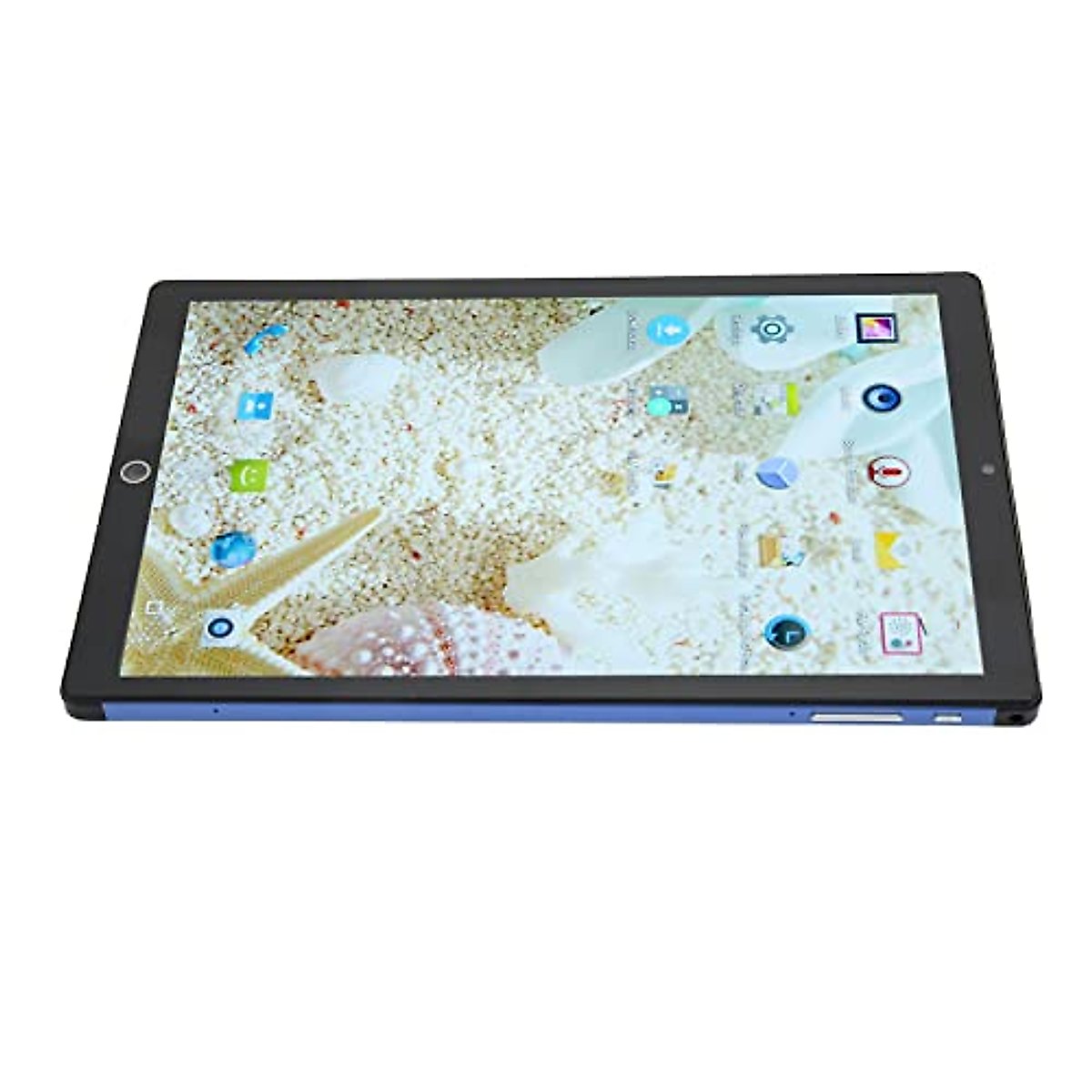 Cryfokt 10.1 Inch Tablet, Android 11 Tablet Metal Frame Support 128GB Expand, for 8 Hours of Mixed Use, Dual 13MP 5MP Camera, for Entertainment at Home or On The Go, Blue