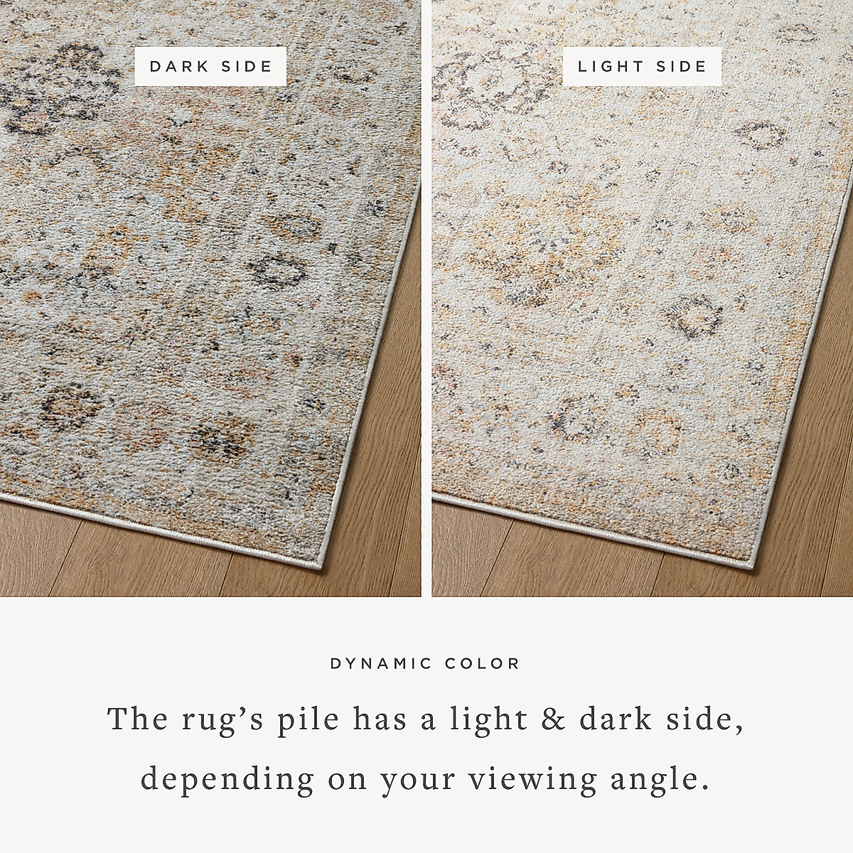 Loloi II Monroe Collection MON-02 Beige/Multi 6'-7" x 9'-3" Area Rug