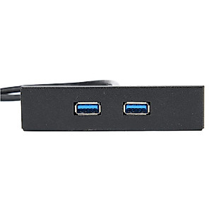 Gojiny USB Front Panel 3.5 inch USB 3.0 Floppy Front Panel 19 Pin to 2 Interface USB3.0 HUB