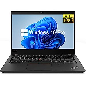 2022 Newest Lenovo ThinkPad T14, 14" FHD IPS Display, AMD Ryzen 5 Pro 4650U Hexa-Core Processor, AMD Radeon Graphics, 40GB RAM, 1TB PCIe SSD, Backlit Keyboard, Fingerprint Reader, Windows 10 Pro