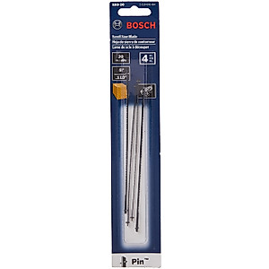 BOSCH SS5-20 5-Inch X 20-Tpi Pin End Scroll Saw Blade, 1 Count (Pack of 1)